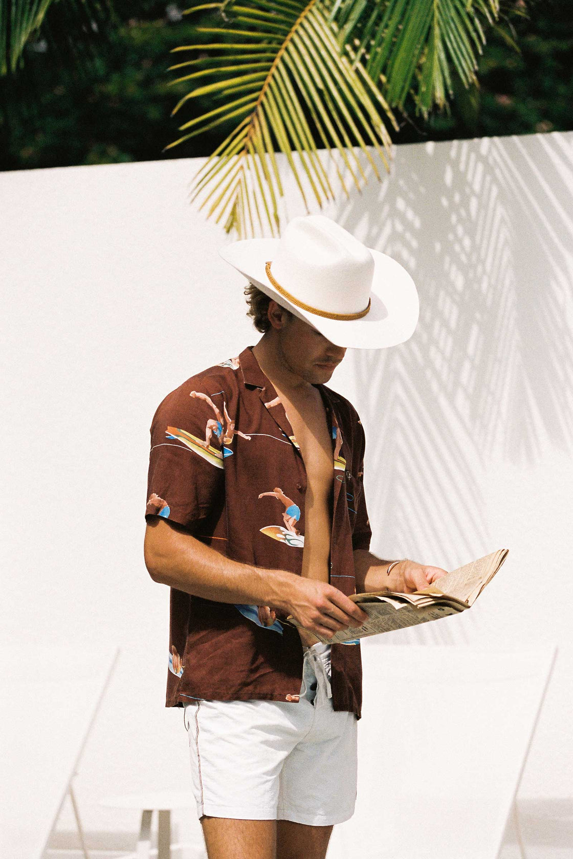 The Ridge - Wool Felt Cowboy Hat in White | Lack of Color