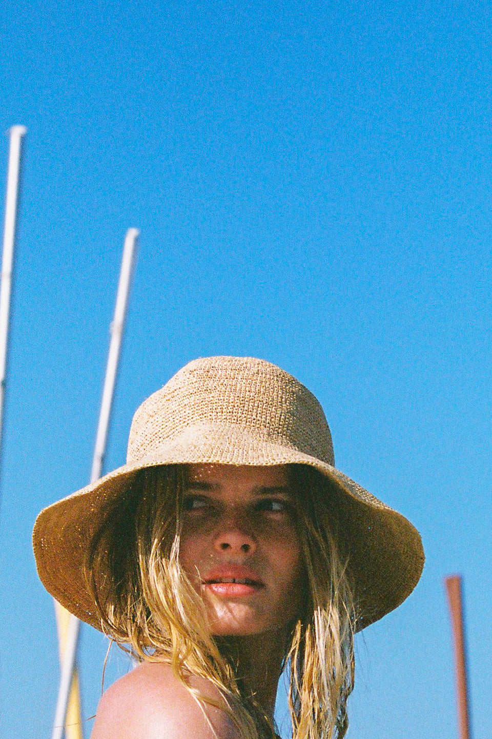 The Inca Sunhat - Straw Bucket Hat in Natural | Lack of Color