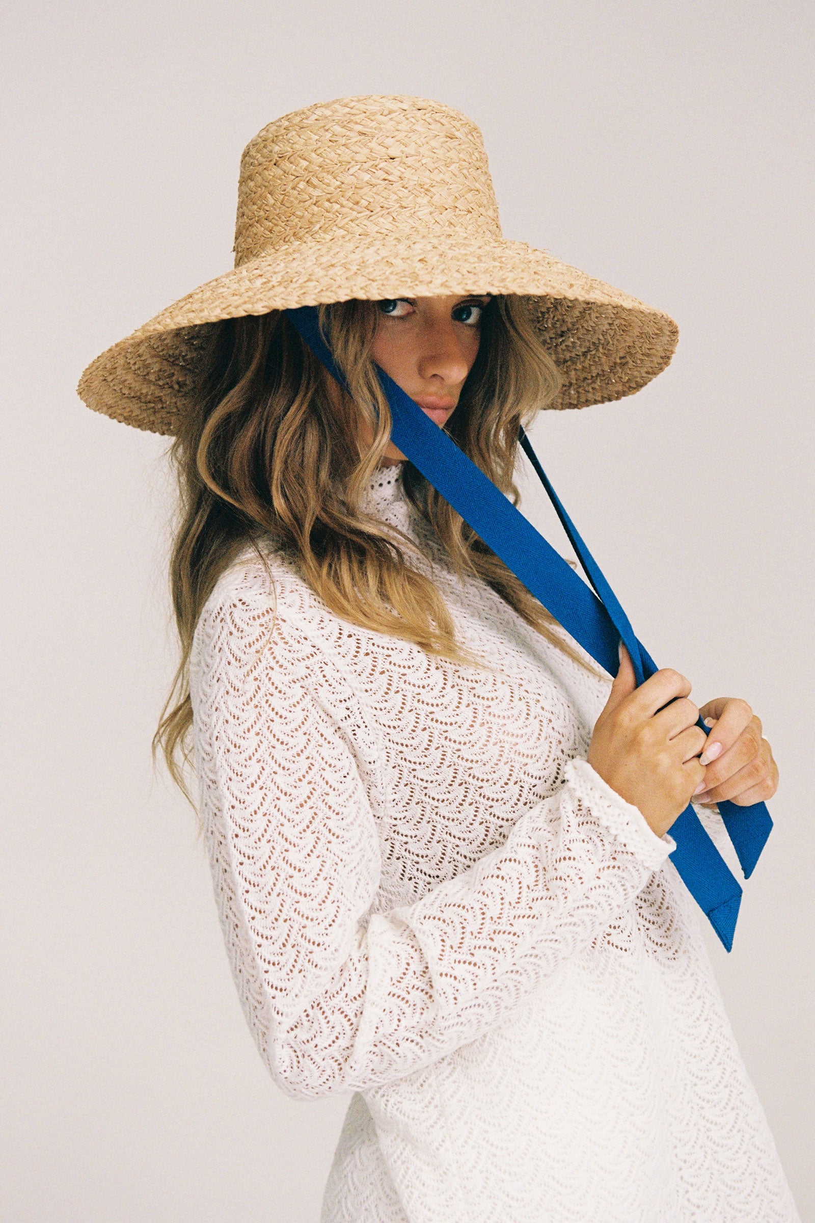 Paloma Sun Hat - Straw Boater Hat in Natural | Lack of Color